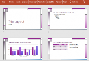 Vertical & Horizontal Lines Template for PowerPoint