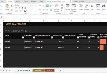 How to Track Video Game Stats in Excel