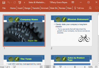 Free Sales Presentation Template for PowerPoint