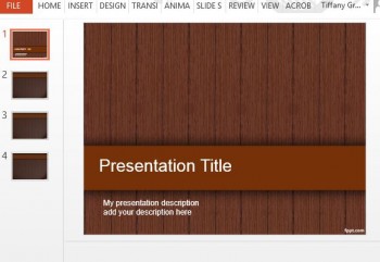 Wood Design PowerPoint Templates